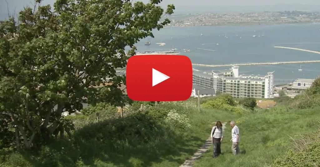 Julia Bradbury Walks The Rodwell Trail Weymouth to Portland
