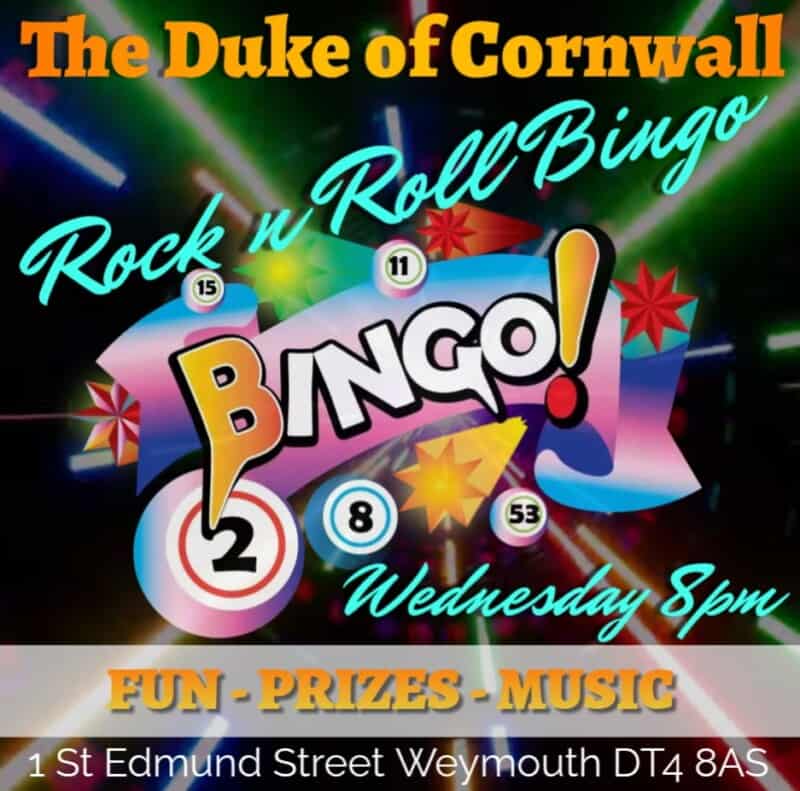 Rock n Roll Bingo @ The Duke - Love Weymouth Tourist Information ...